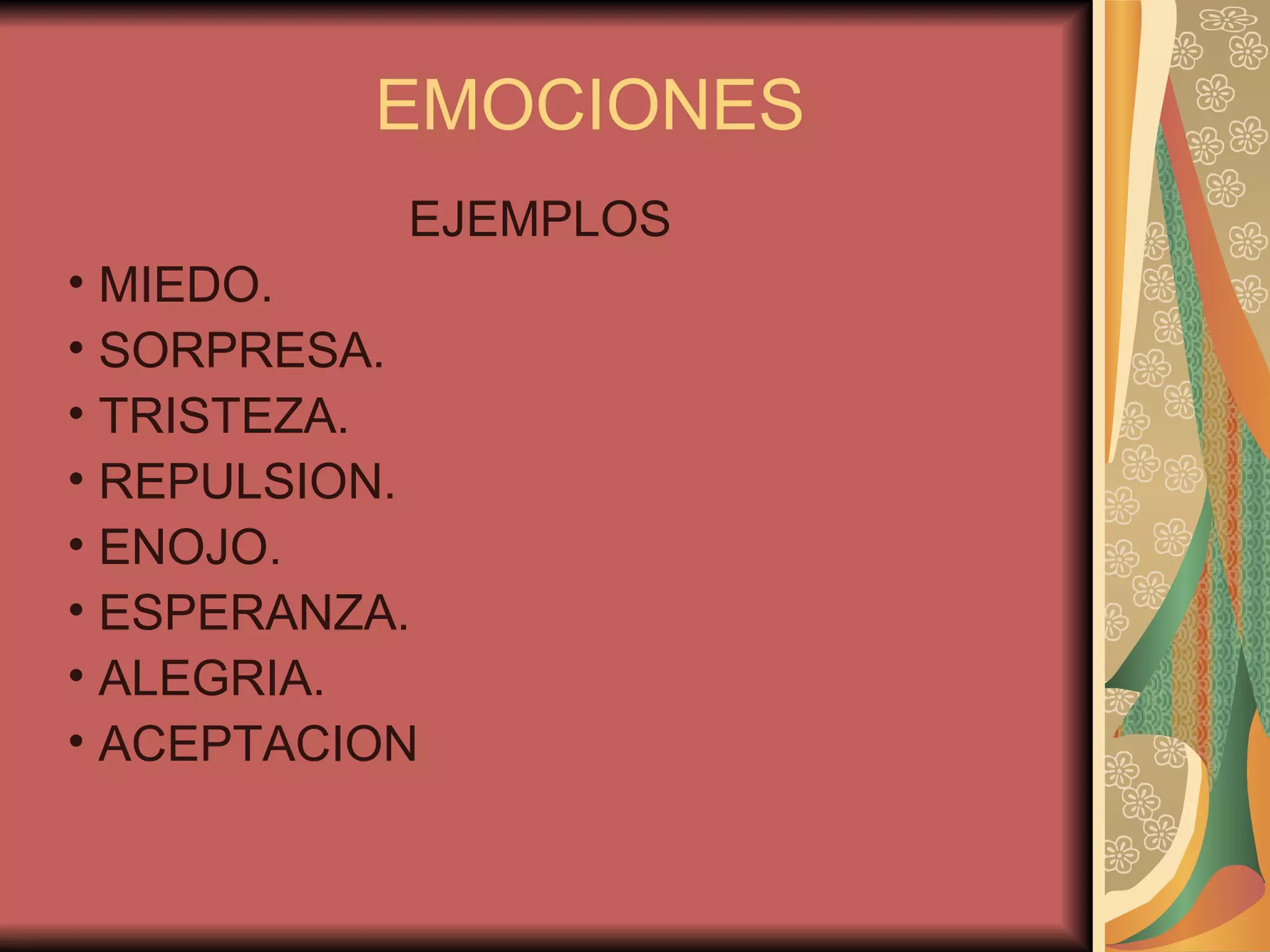Exposicion Sobre Emociones | PPT
