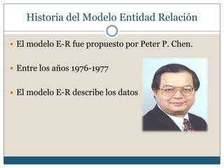 Modelo de Entidad Relacion | PPTX