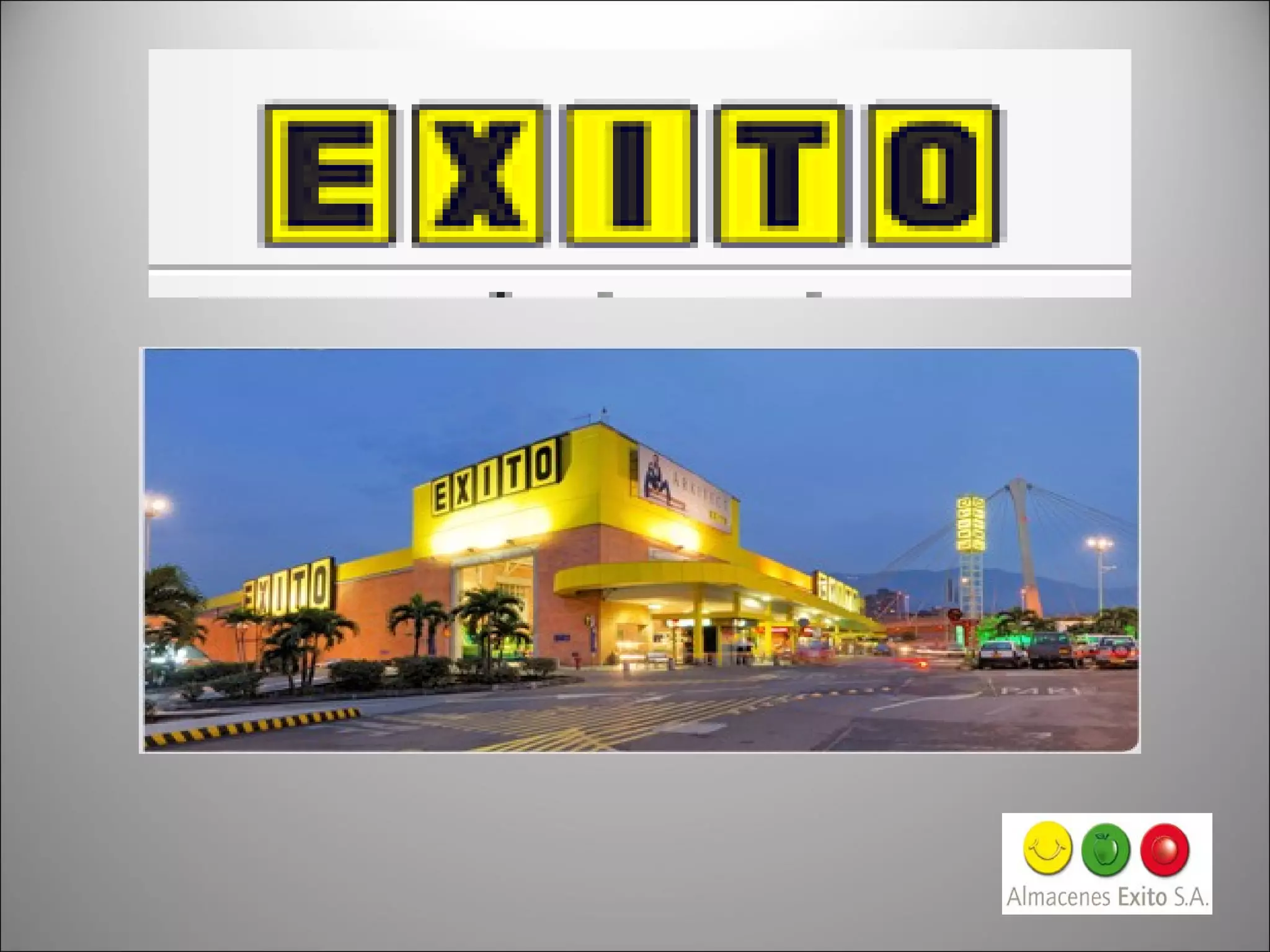 ALMACENES EXITO Y LEY | PPT | Retail Industry | Industries