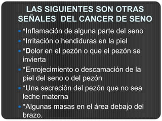 Exposicion cancer de seno | PPT