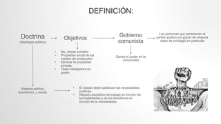 Exposicion del comunismo | PPTX