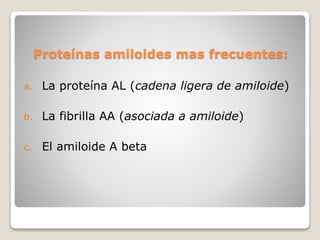 AMILOIDOSIS | PPTX