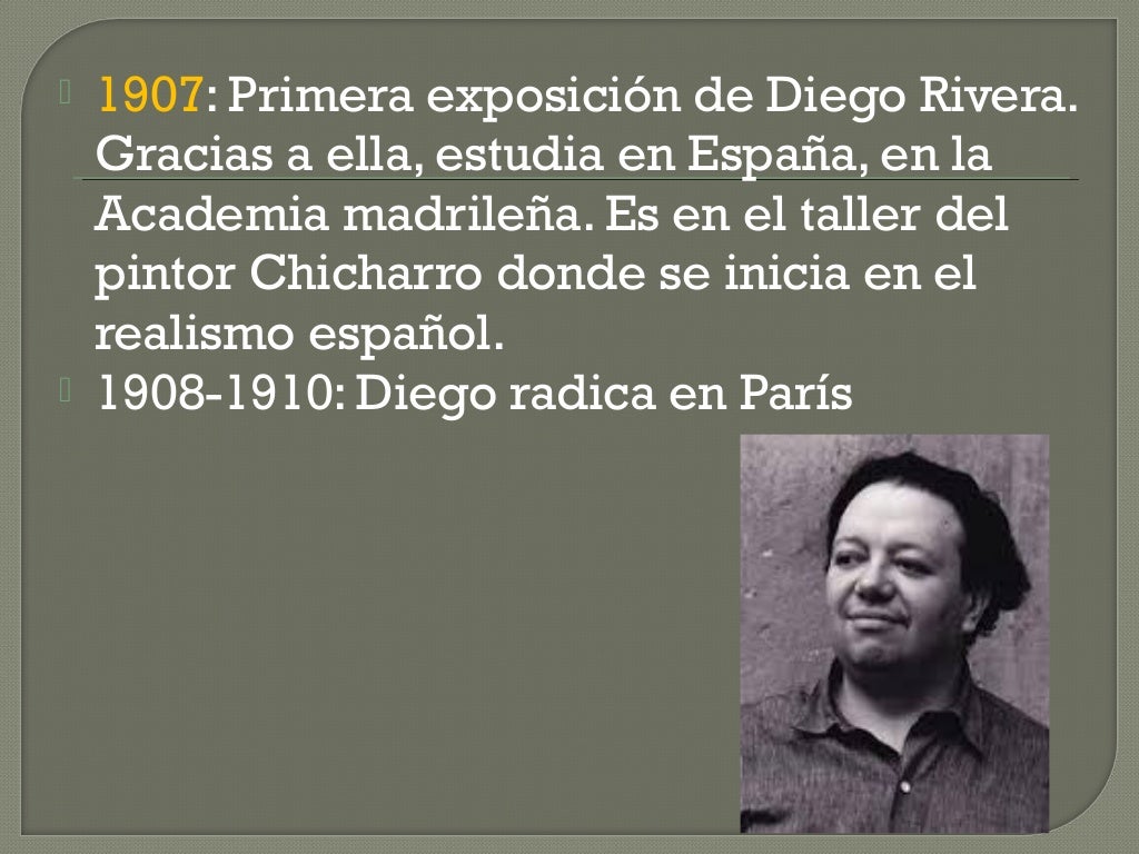 Biografía Resumida De Diego Rivera – XVIBJX