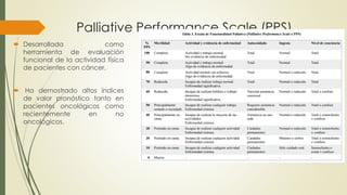 Escalas de valoración en cuidados paliativos | PDF