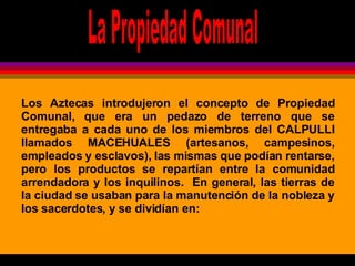 Exposicion Economia Azteca | PPT