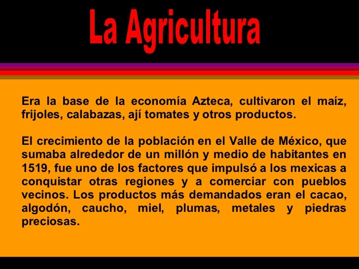 Exposicion Economia Azteca