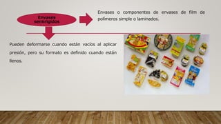 tipos de material de envase | PPTX