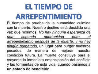 EXPOSICION EL ESTADO INTERMEDIO DESPUES DE LA MUERTE | PDF
