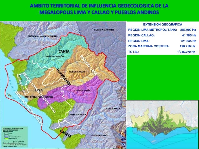 PLAN DE ORDENAMIENTO TERRITORIAL DE LAS CUENCAS CHILLON, RIMAC, LURIN…