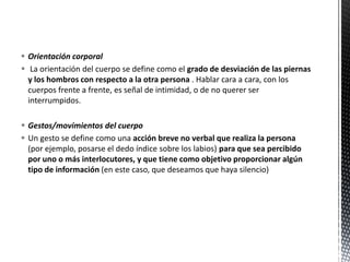 habilidades sociales componentes no verbales | PPTX