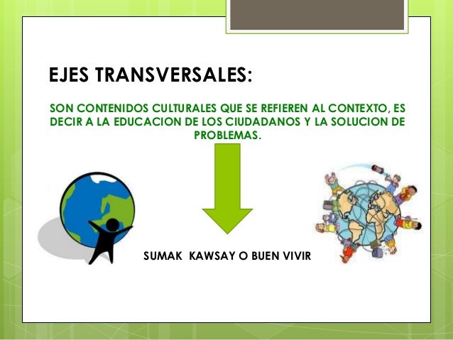 ejes transversales
