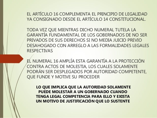 Artículo 16 Constitucional (Sistema Penal Acusatorio, México)