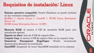 Oracle exposición de como funciona y como es toda la plataforma. Oracle ...