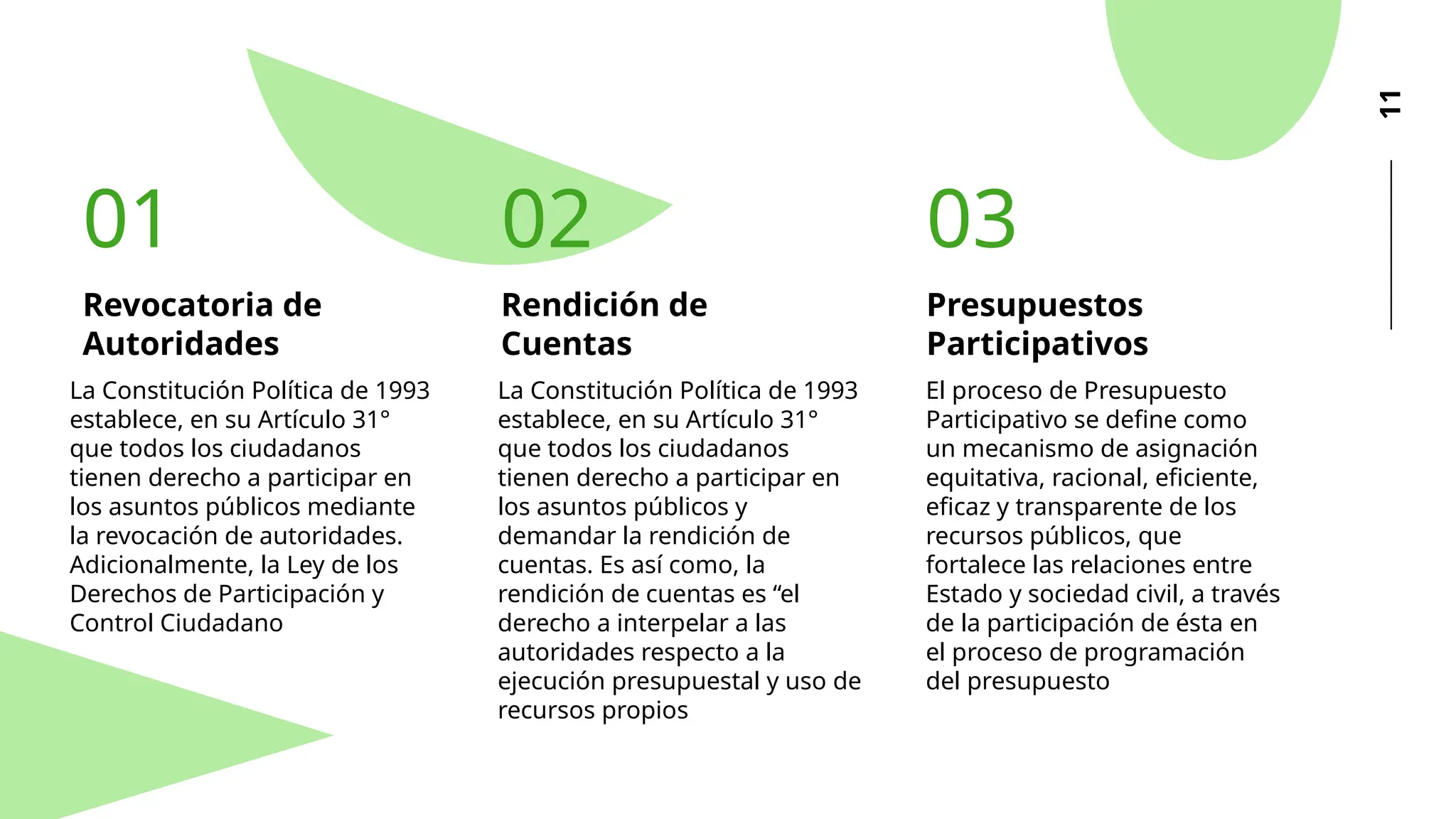 La Participacion Ciudadana en el Perú y los principales Mecanismos para ...