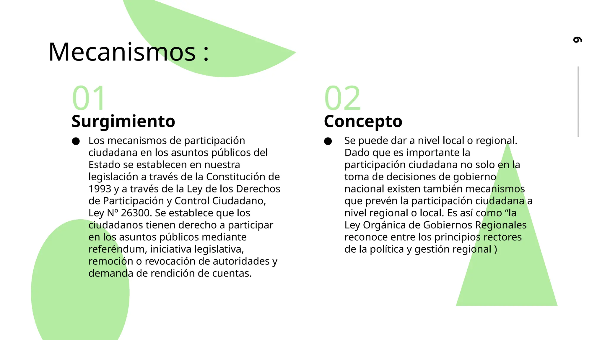 La Participacion Ciudadana en el Perú y los principales Mecanismos para ...