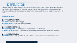 INFECCION DEL TRACTO URINARIO (ITU) EN PEDIATRIA | PPTX