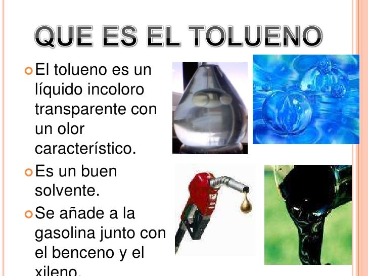 Exposicion Quimica Tolueno