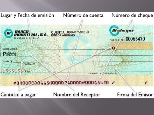 Diferentes Tipos De Cheques - creditodoncums