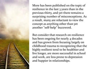 Exposing 8 Common Myths About Resilience | PDF