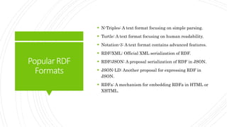 Exposing relational database as rdf | PPTX
