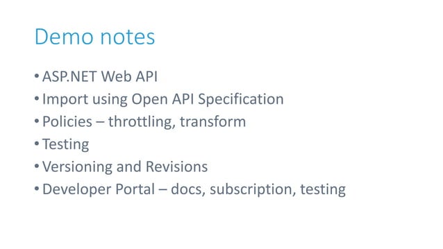 Exposing services with Azure API Management | PPT