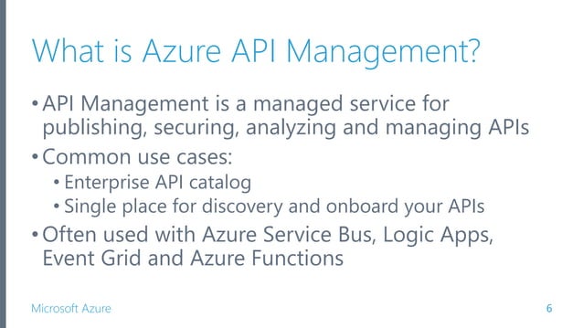 Exposing services with Azure API Management | PPT