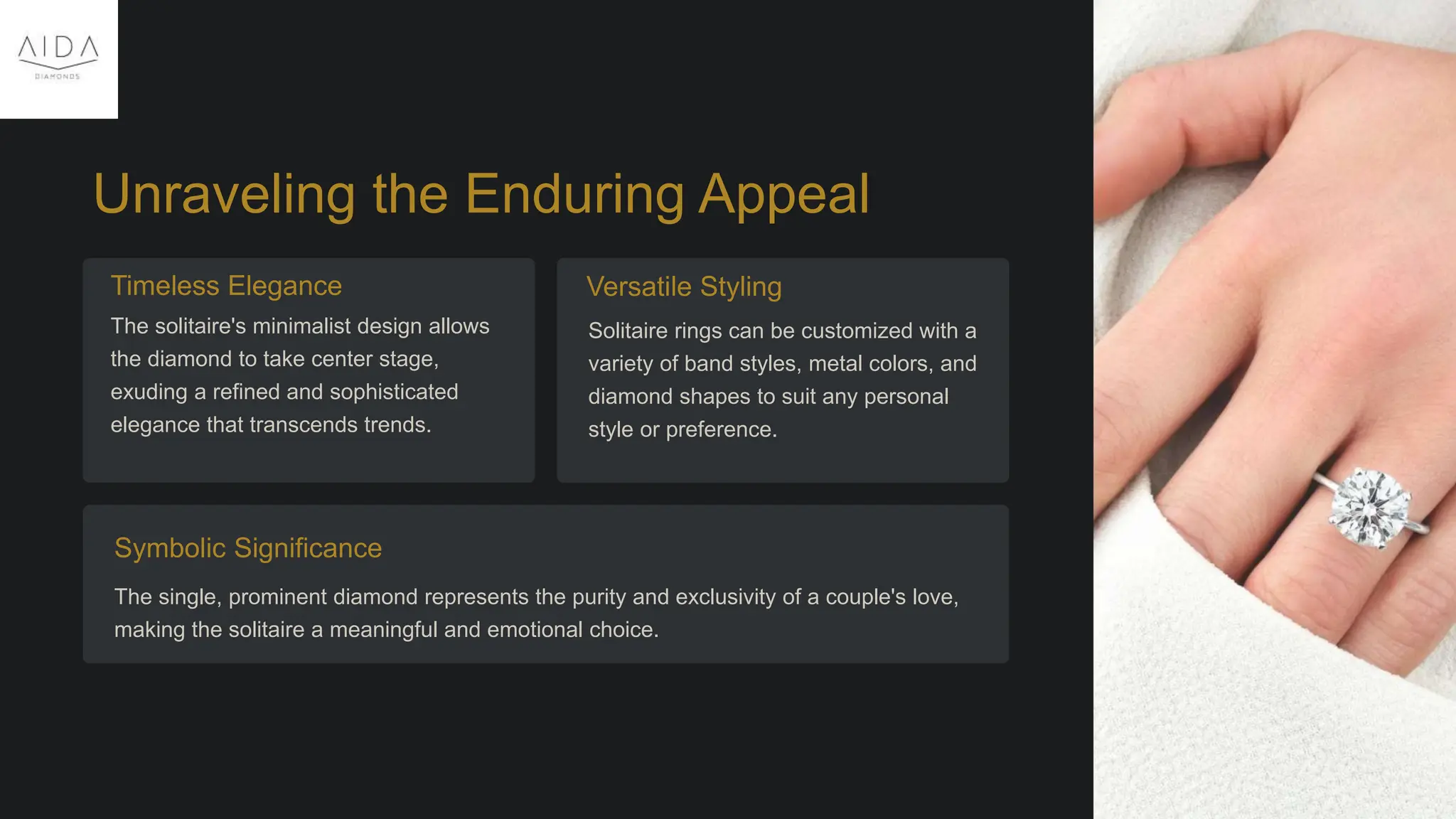 Exposing the Ageless Allure of Solitaire Engagement Ring_Aida Diamonds.pptx