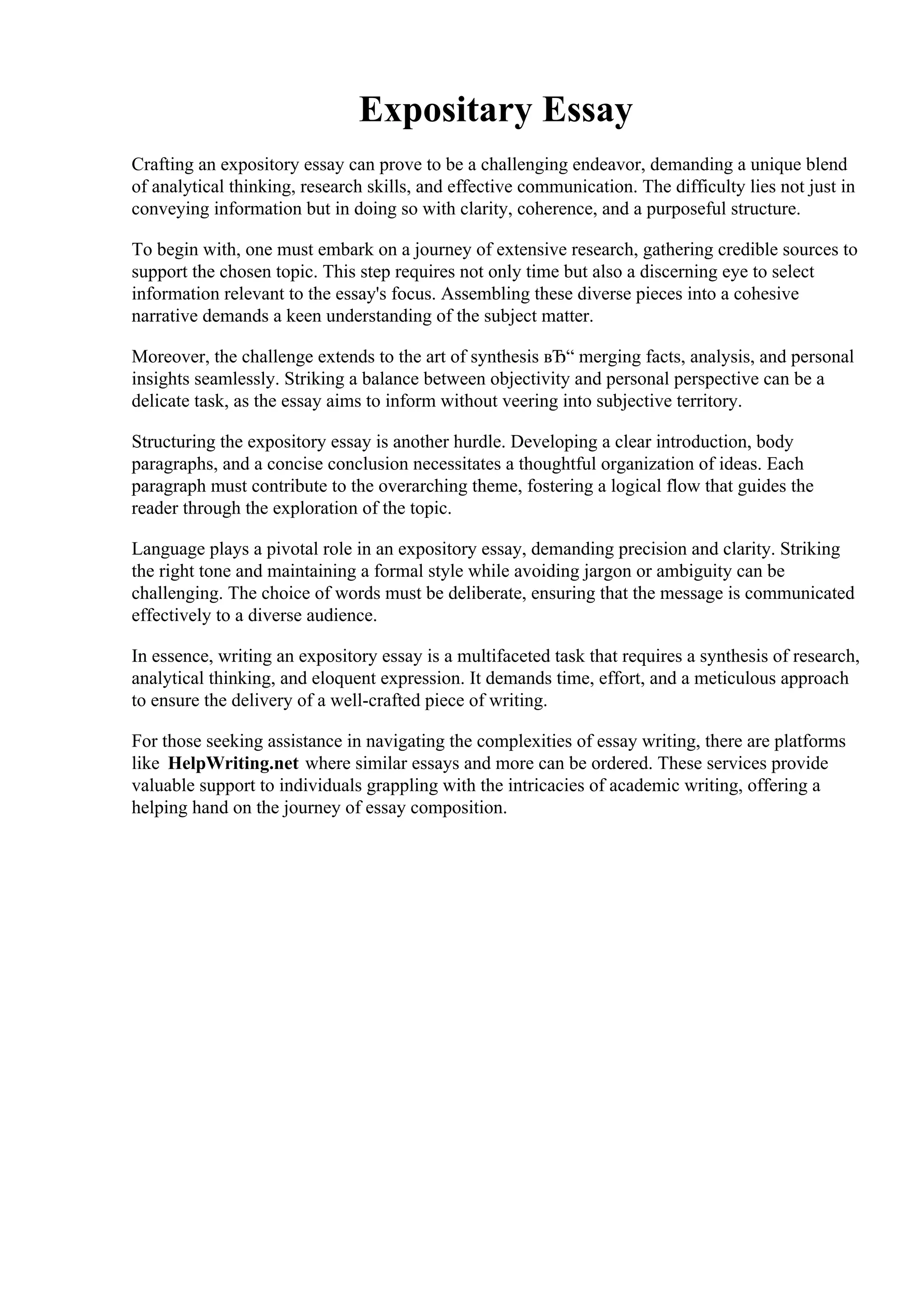 Expositary Essay. Expository essay. Expository Essay: Definition ... Expositary Essay. Expository essay. Expository Essay: Definition ...