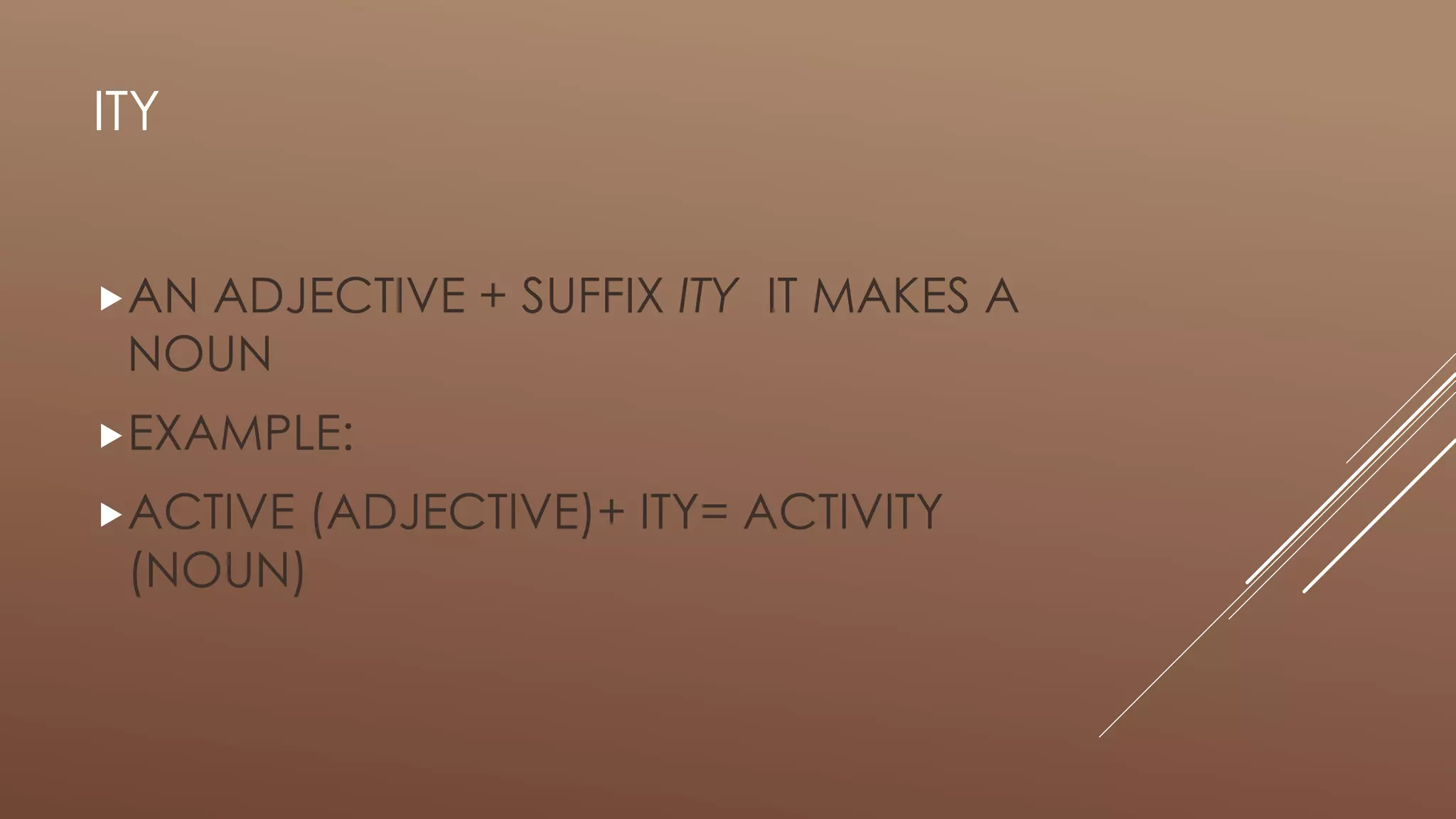 Adjectives to nouns | PPT