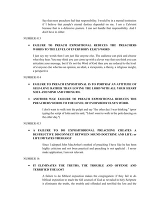 Expositional preaching 19 outline | RTF