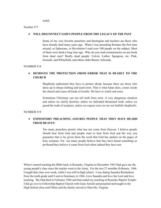 Expositional preaching 19 outline | RTF