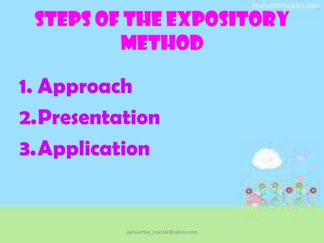 Exposition & Demonstration method | PPT