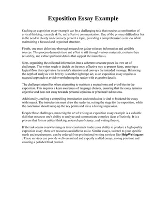 Exposition Essay Example.pdf