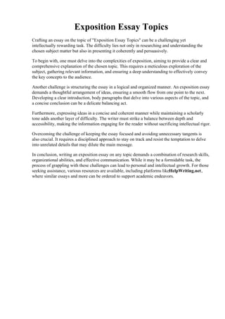 Exposition Essay Topics.pdf