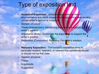 Exposition text | PPT