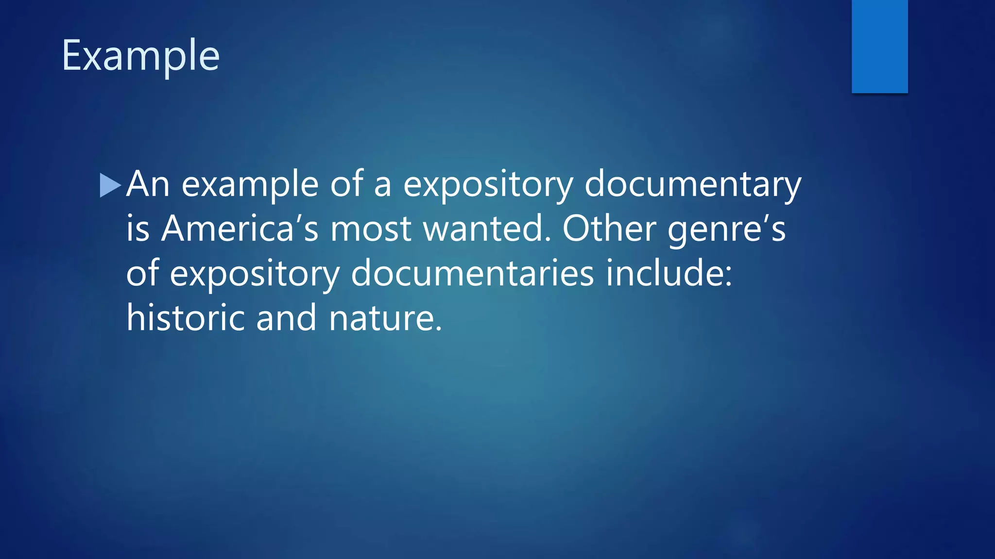 Expository - research into my specific category | PPT