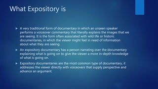 Expository - research into my specific category | PPT