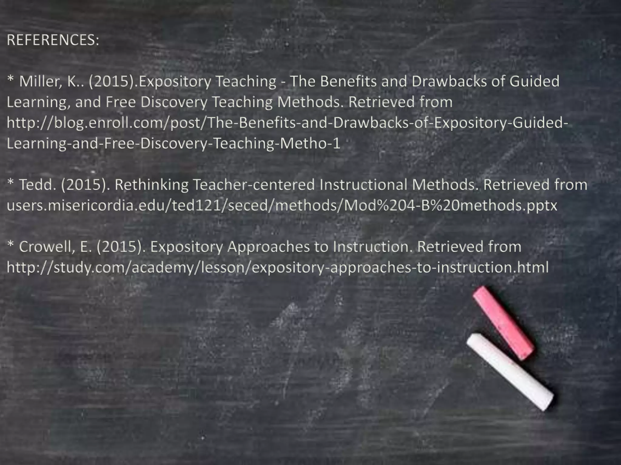Expository Method of Teaching | PPTX