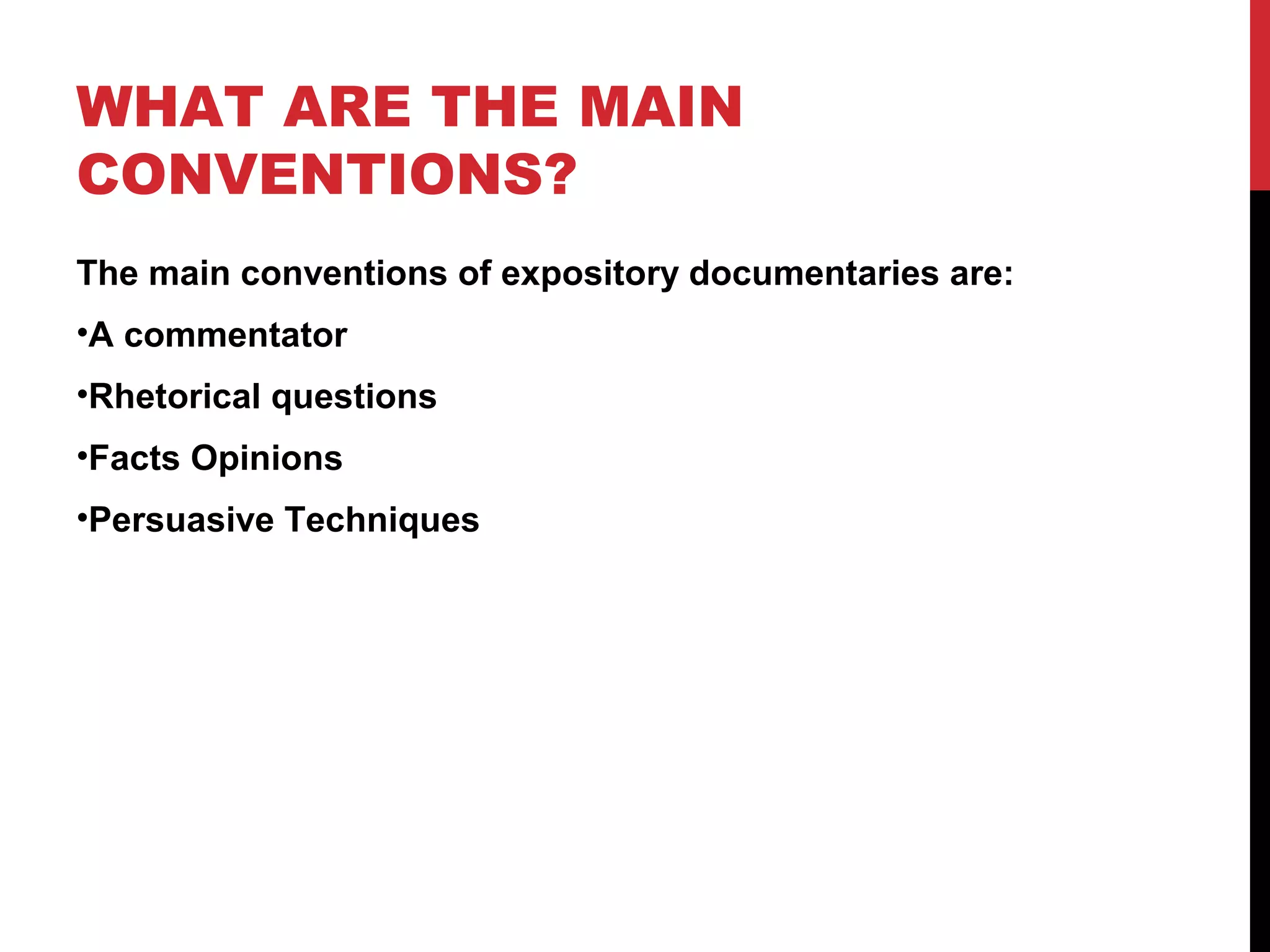 Expository Documentary | PPT