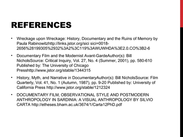 Expository Documentary | PPT | Documentary | Genres