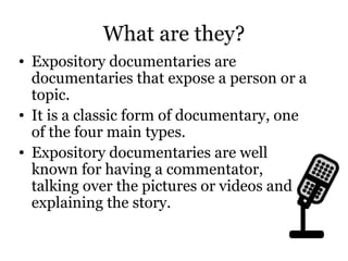 Expository documentaries[1] | PPT