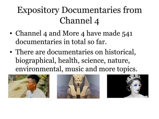 Expository documentaries[1] | PPT