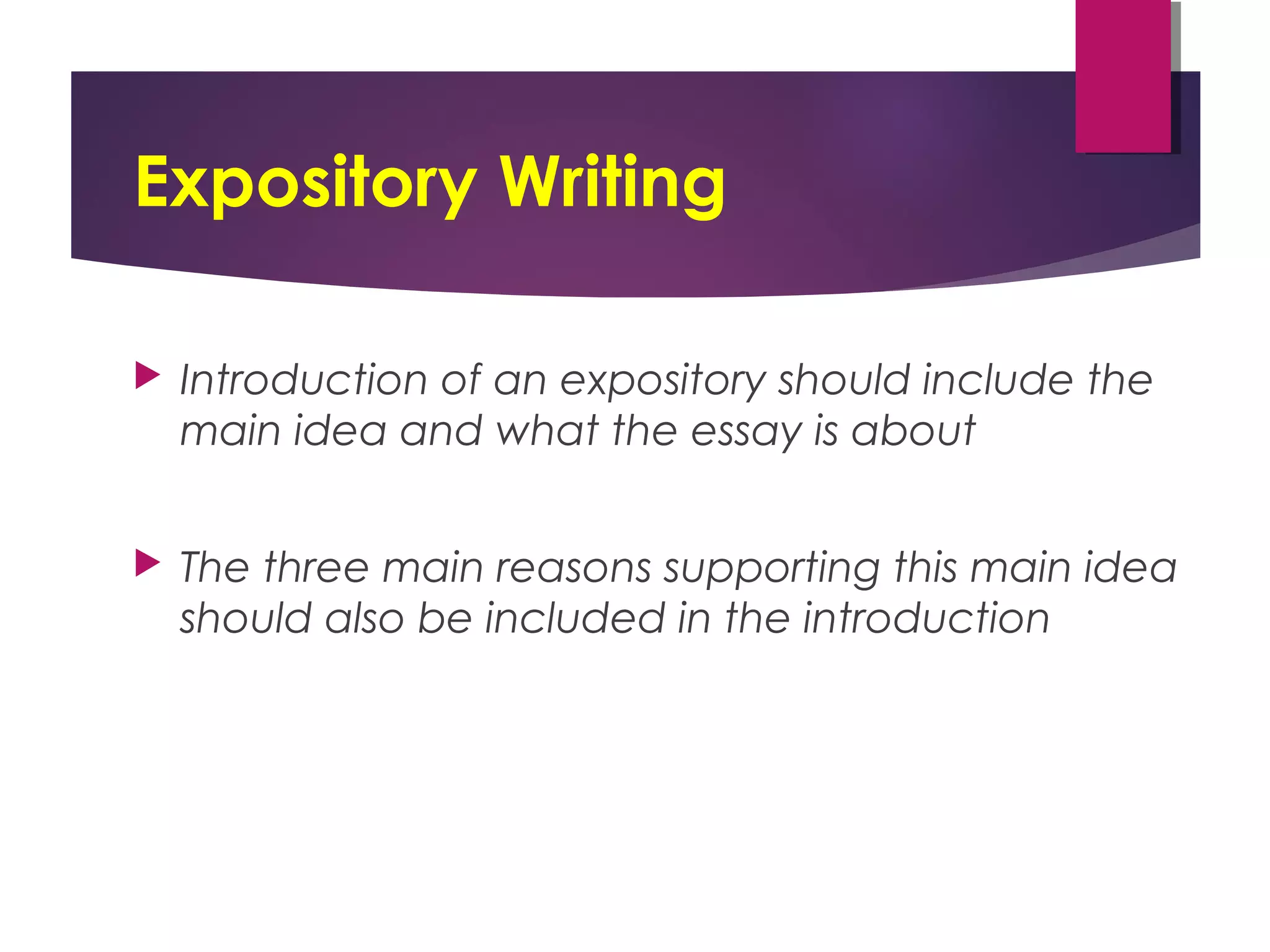 Expository Essay PowerPoint_russellrodrigo | PPT