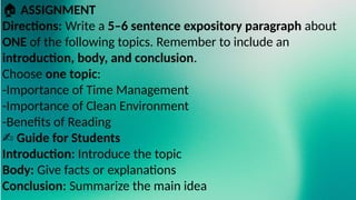 EXPOSITORY ESSAY PPT.pptx essay ppt english 8 | PPTX
