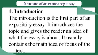 EXPOSITORY ESSAY PPT.pptx ENGLISH 7 EXPOSITO | PPTX