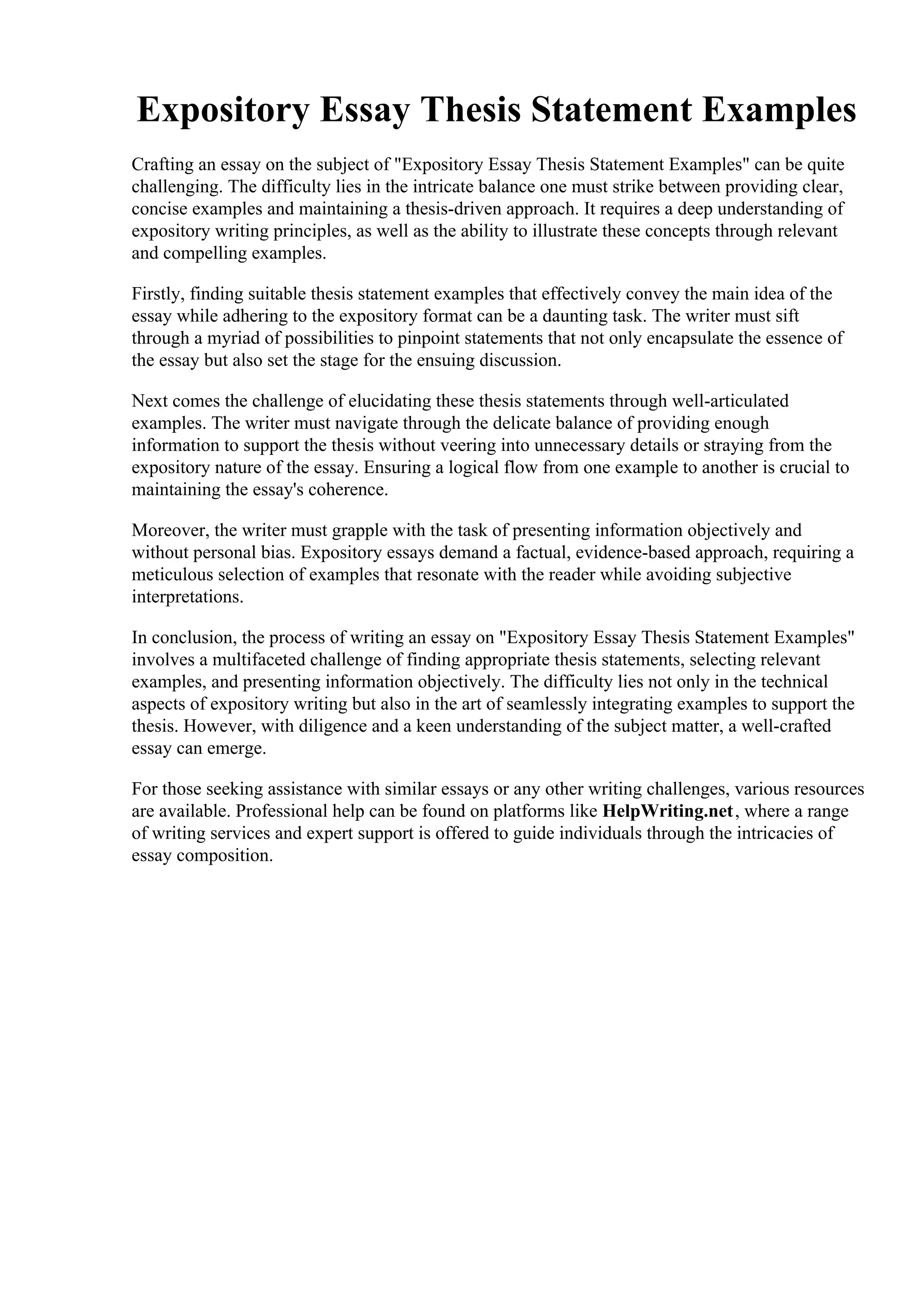 Expository Essay Thesis Statement Examples.pdf