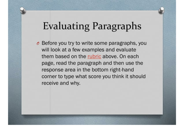 Expository Paragraphs | PDF