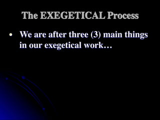 Expository Preaching (How, part 1) | PDF | Christianity | Religion ...