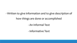 Expository text | PPTX