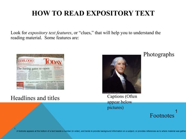 Expository Text Features | PPTX | Books and Literature